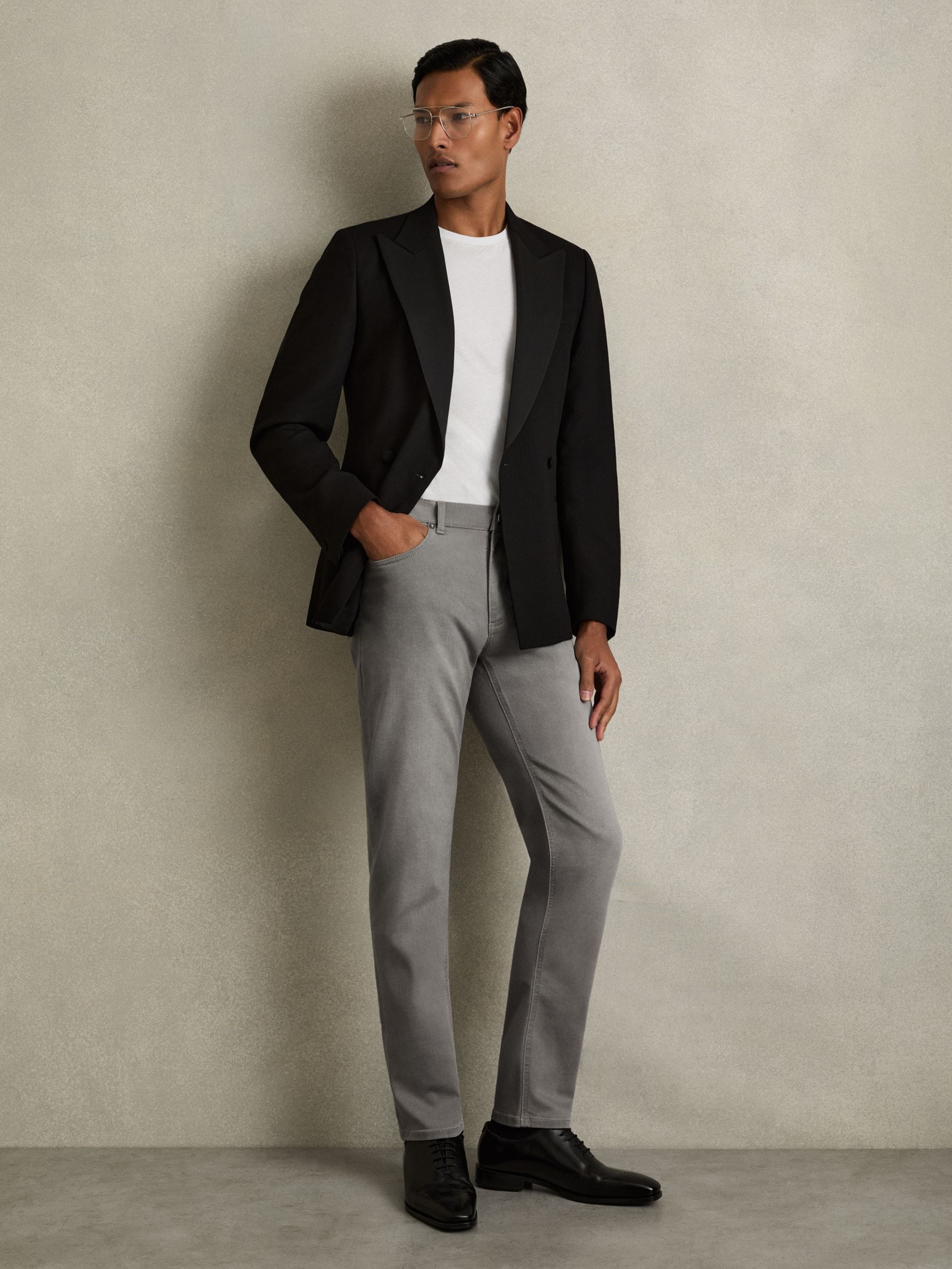 REISS Reiss Picton Washed-Denim Slim-Fit Jeans